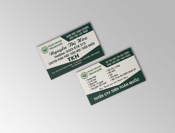 In Card Visit Giá Rẻ Hà Nội | Nhận Số Lượng Ít Từ 1 Hộp