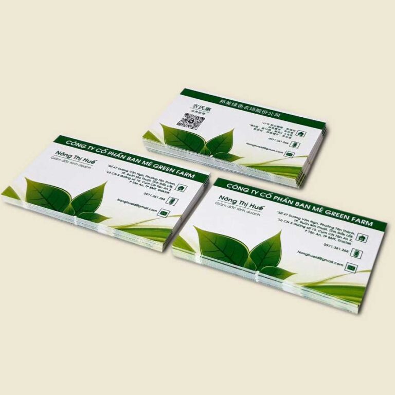 In Card Visit Giá Rẻ Hà Nội | Nhận Số Lượng Ít Từ 1 Hộp