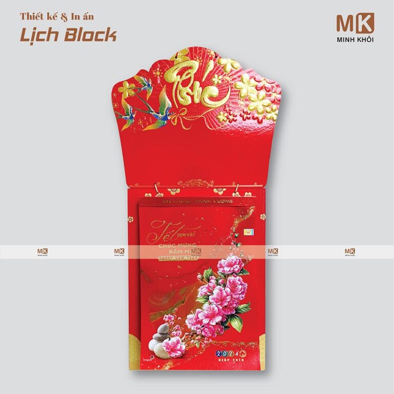 [Báo Giá] In Lịch Bloc Ất Tỵ 2025 rẻ nhất tại Hà Nội | In Minh Khôi
